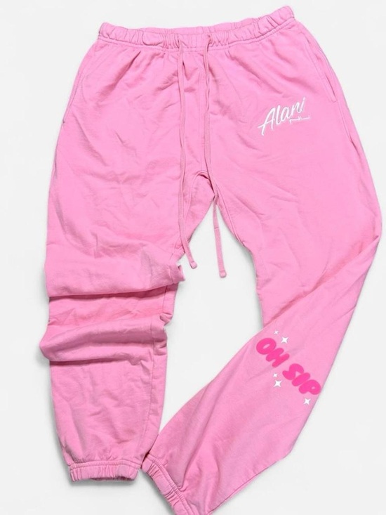 & Other Stories | Pants & Jumpsuits | Pink Alani Script Logo Joggers ...